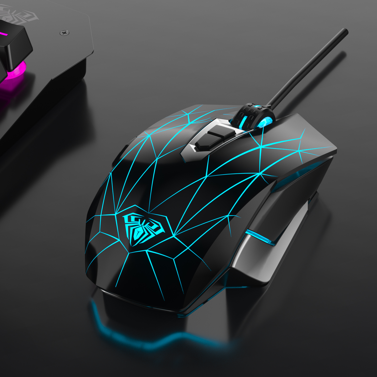 AULA T201 Wired Gaming Keyboard and Mouse Combo