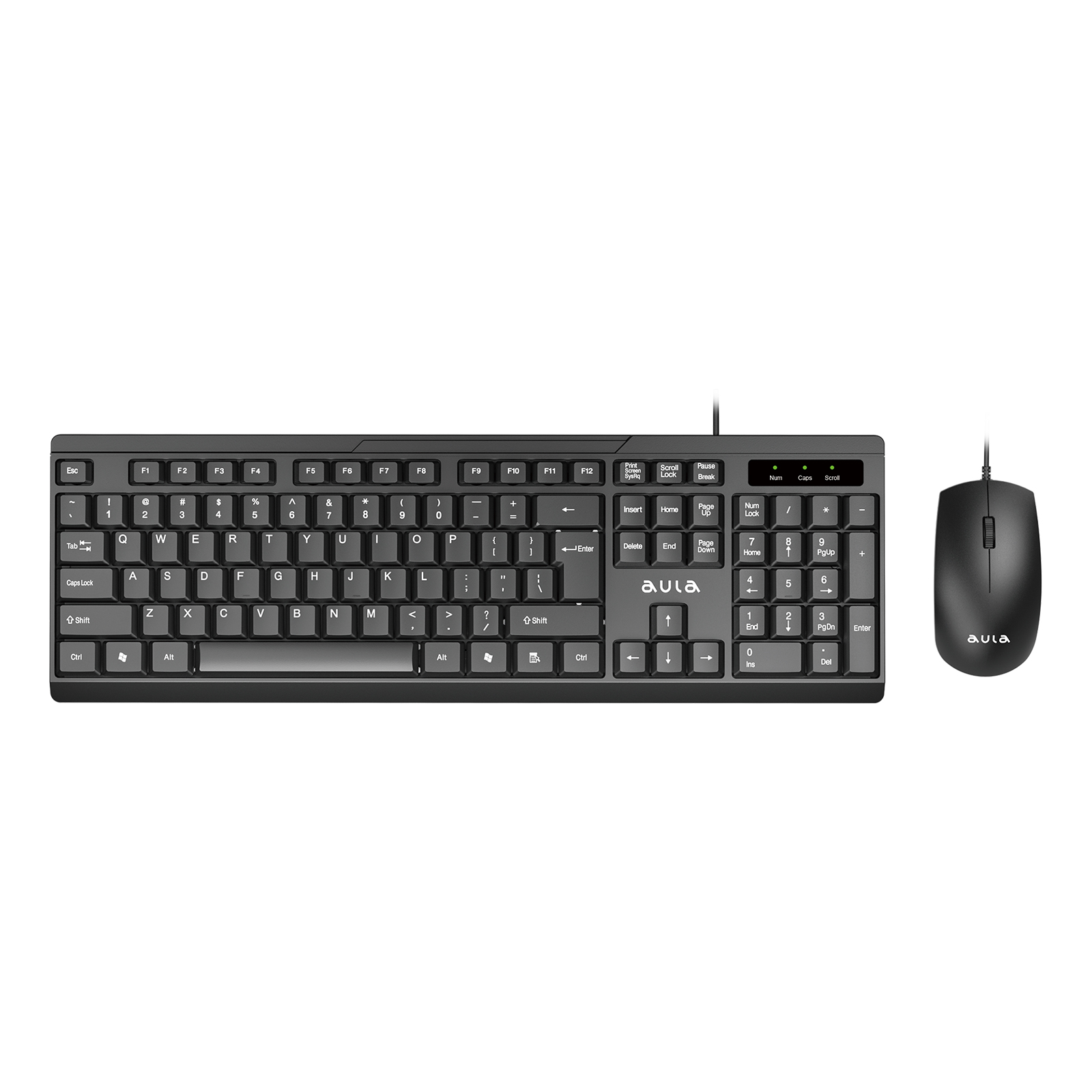 AULA AC101 Wired Keyboard and Mouse Combo – Improve work efficiency and ...